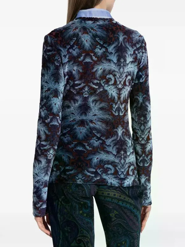 Etro Velvet-finished Top