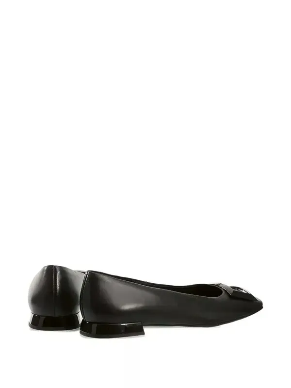 HOGL Coco Buckle-embellished Flat Pumps