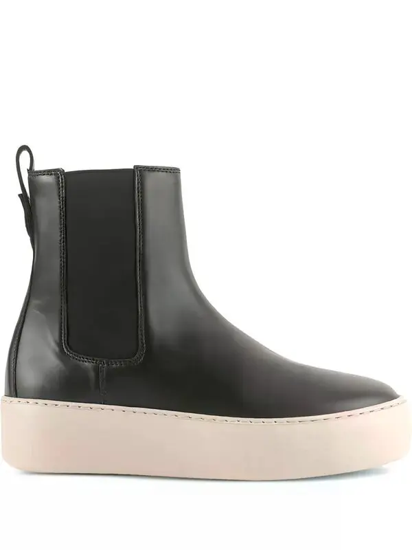 HOGL Connor Platform Chelsea Boots - Black