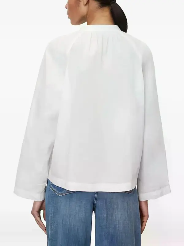 Marc O'polo Bell-sleeve V-neck Blouse - White
