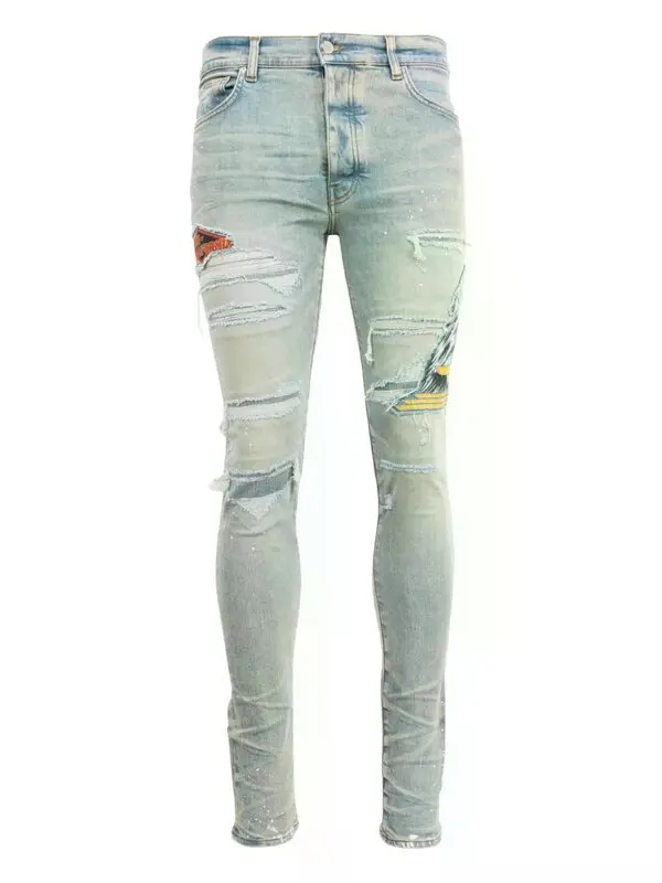 Amiri Eagle Trasher Skinny Jeans