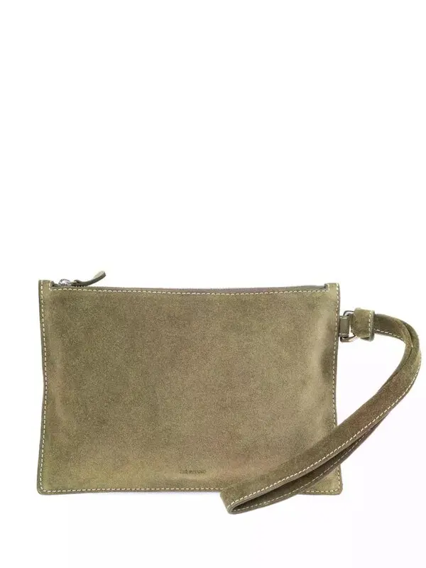 Lié Studio Lie Studio Charlie Suede Clutch - Green