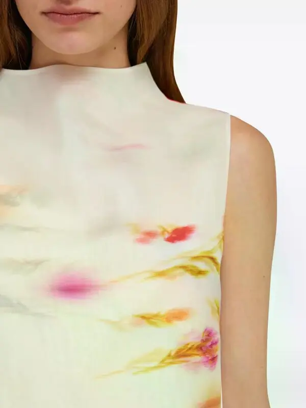 FERRAGAMO Blossom-print Mini Dress