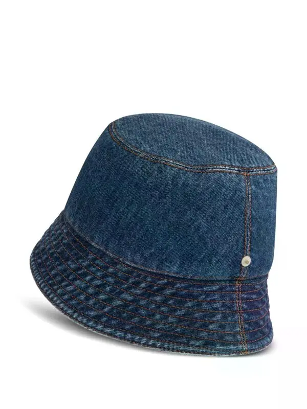Loewe Denim Bucket Hat - Blue
