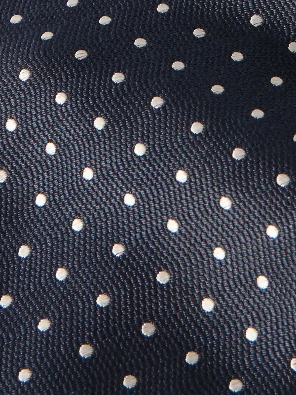 TOM FORD 8cm Polka-dot Silk Neck Tie - Blue