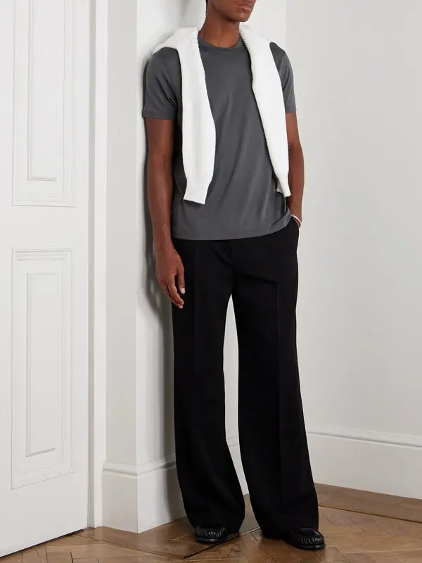 TOM FORD Lyocell And Cotton-blend Jersey T-shirt