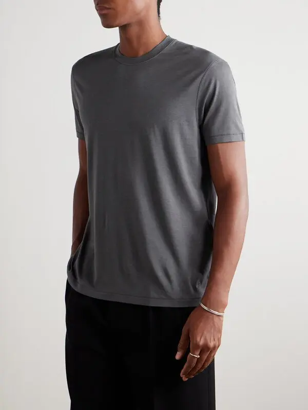 TOM FORD Lyocell And Cotton-blend Jersey T-shirt