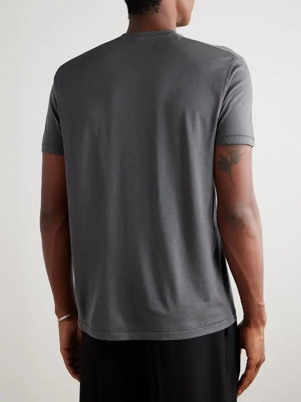 TOM FORD Lyocell And Cotton-blend Jersey T-shirt