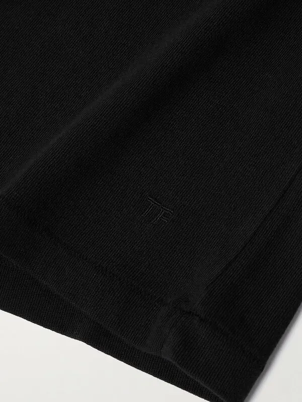 TOM FORD Slim-fit Cotton-jersey T-shirt - Black