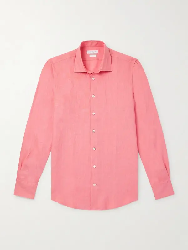 Richard James Slim-fit Linen Shirt