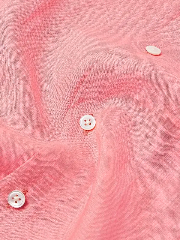Richard James Slim-fit Linen Shirt
