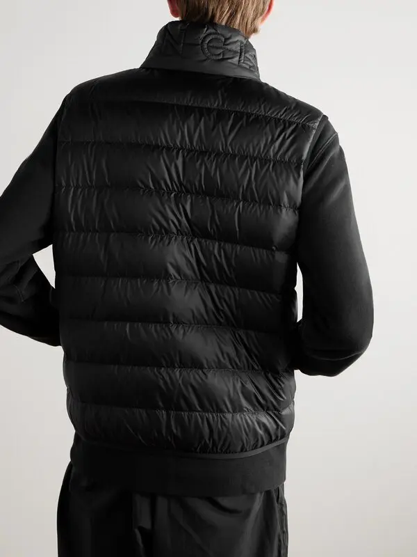 Moncler Rocoque Logo-appliquéd Quilted Down Gilet