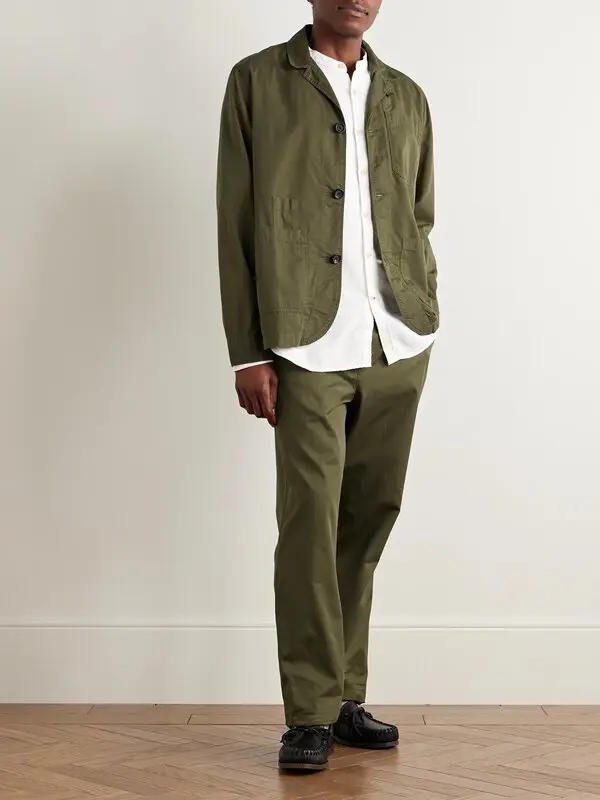 Oliver Peoples Bradwell Cotton-twill Jacket - Green