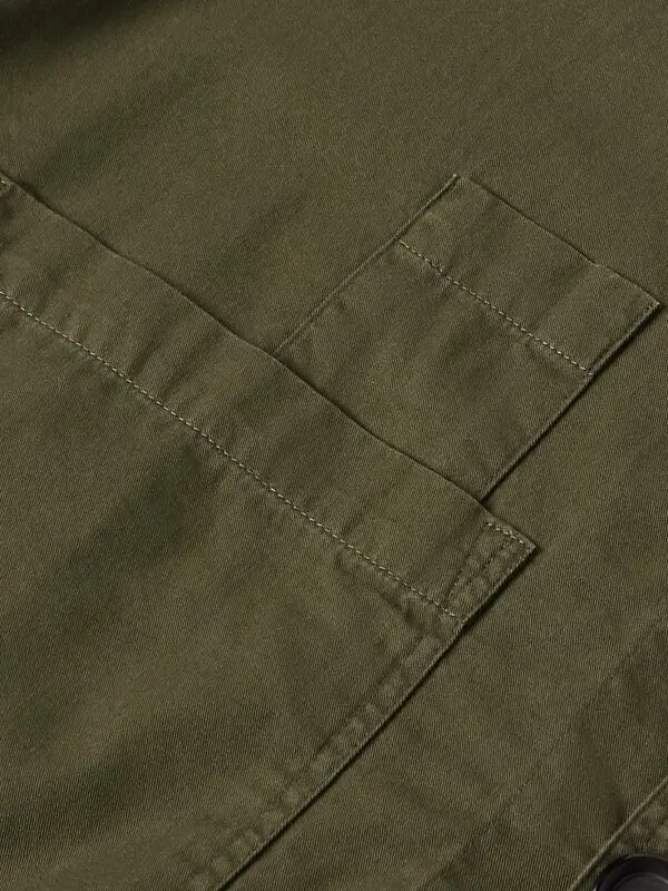 Oliver Peoples Bradwell Cotton-twill Jacket - Green