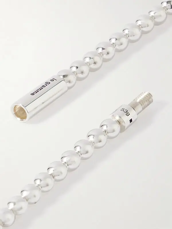Le Gramme 53g Sterling Beaded Necklace
