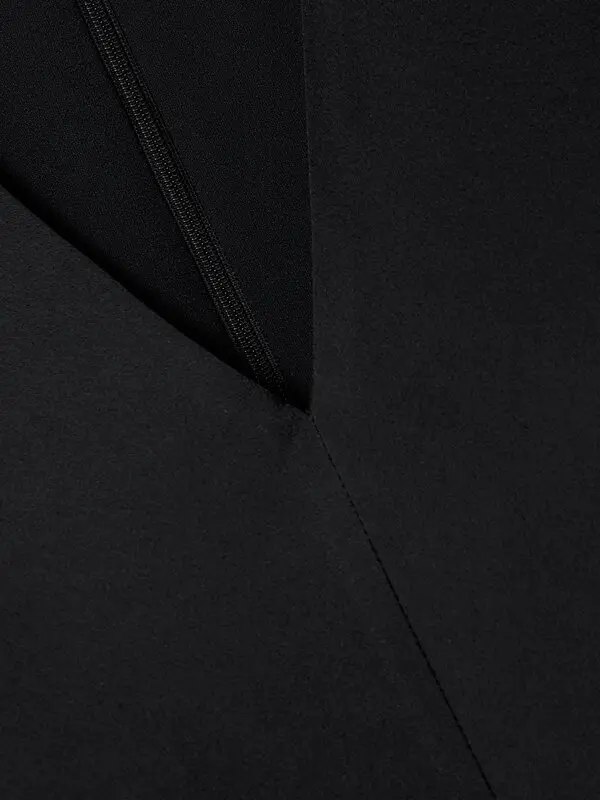 Stella McCartney Draped Satin Midi Dress - Black
