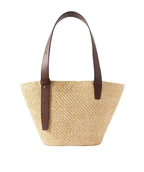 Lié Studio The Bianca Small Raffia Tote - Neutrals