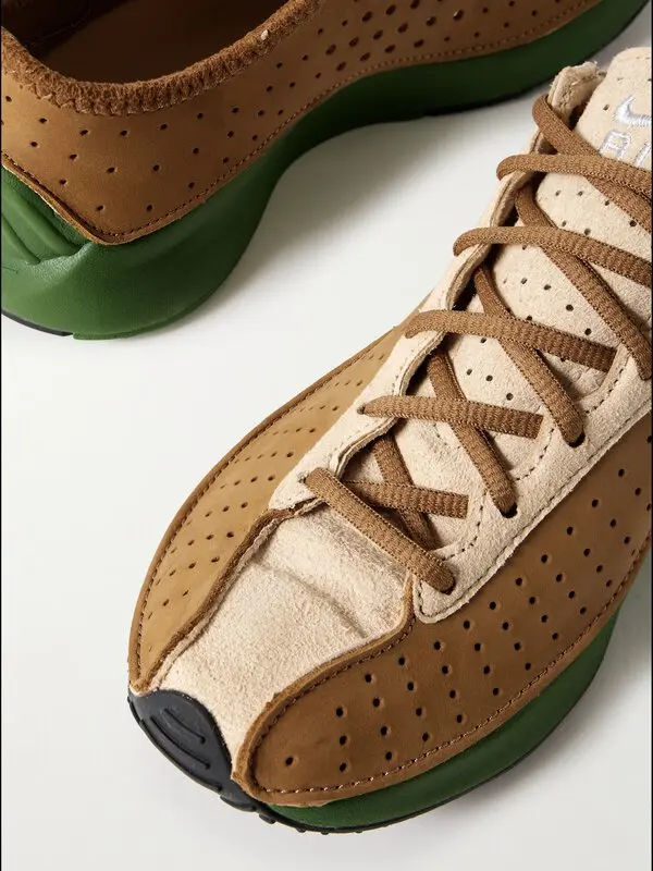 Nike Air Superfly Nubuck And Suede Sneakers