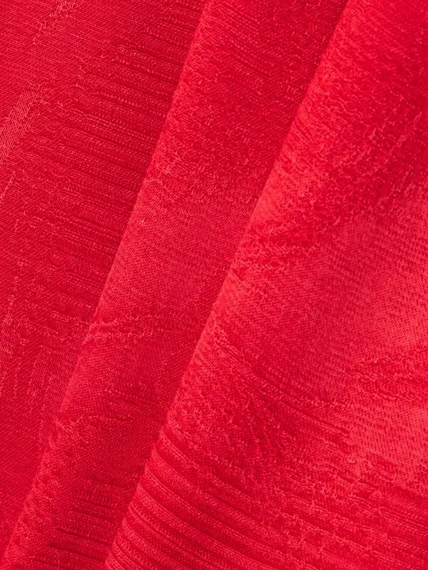 VIVIENNE WESTWOOD Andreas One-shoulder Gathered Jacquard Gown - Red