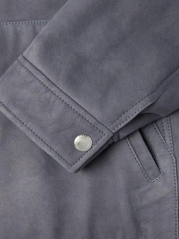 Brunello Cucinelli Shearling Jacket - Blue