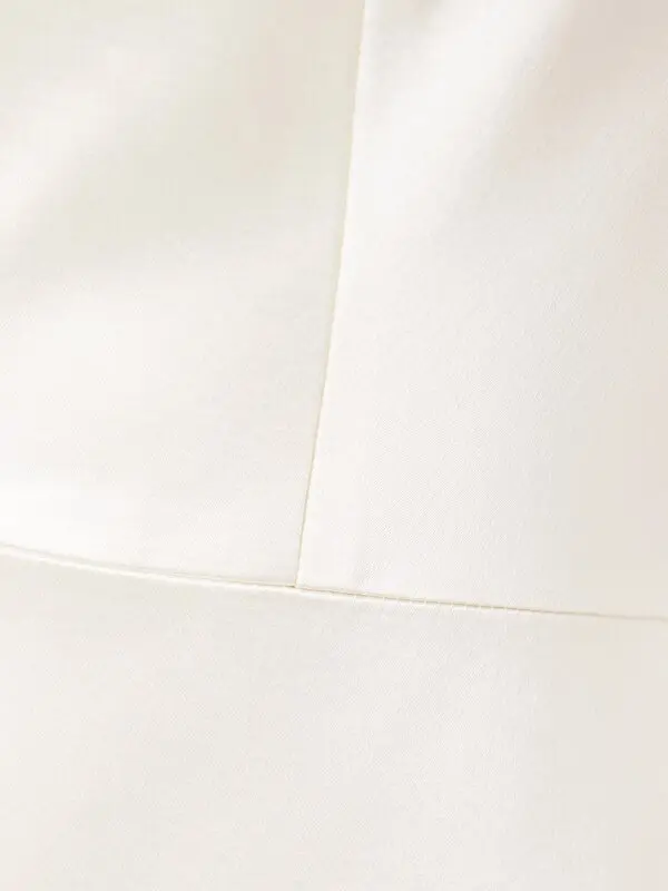 DANIELLE FRANKEL Emerson Silk And Wool-blend Satin Gown