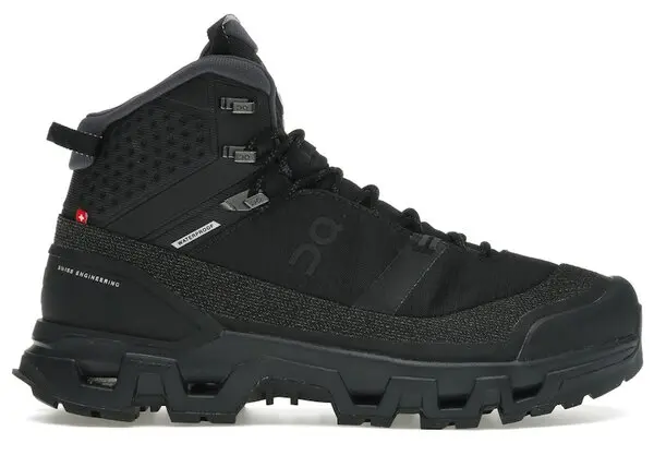On Cloudrock Trek Waterproof Boots - Black