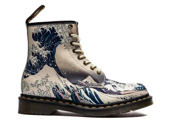 Dr. Martens 1460 The Great Wave Boots - Multi/masterpiece