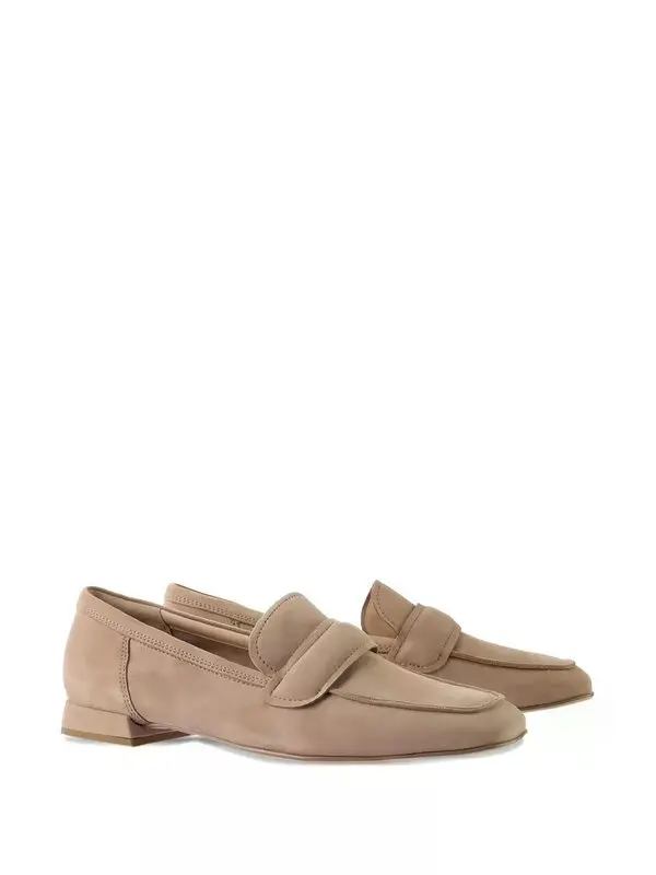 HOGL Perry Suede Loafers - Neutrals
