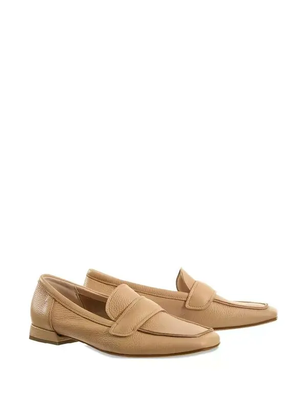 HOGL Perry Leather Loafers - Neutrals