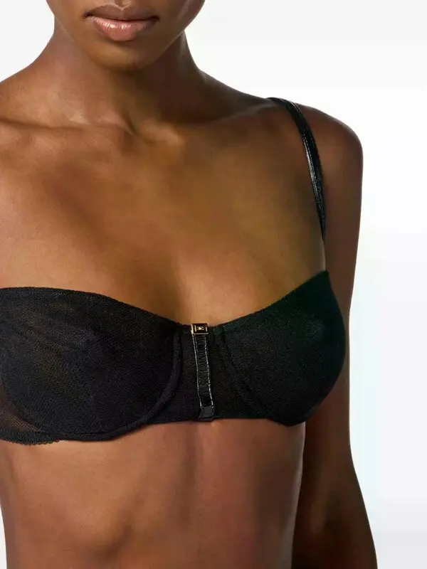 Elisabetta Franchi Sheer Mesh Underwired Bra