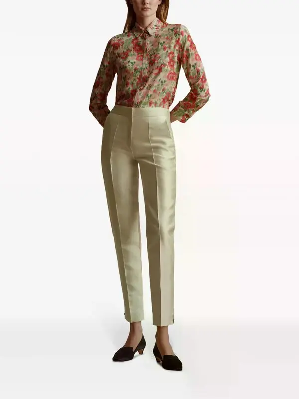 Adam Lippes Floral-print Silk Shirt