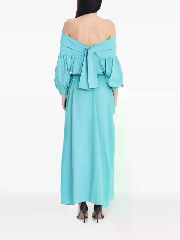 AMIR SLAMA Off-shoulder Maxi Dress