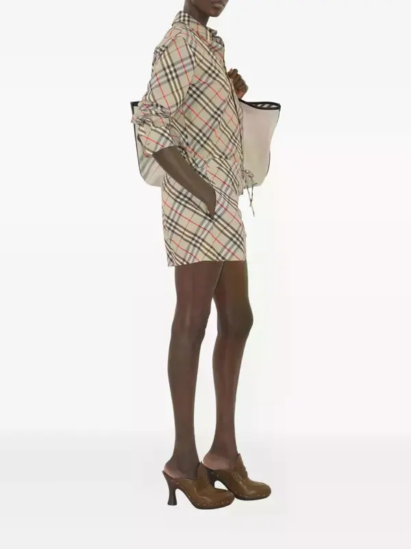 Burberry Checked Cotton Shorts
