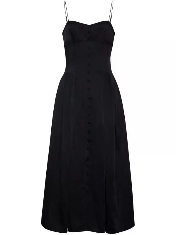 Adam Lippes Rickie Satin Midi Dress