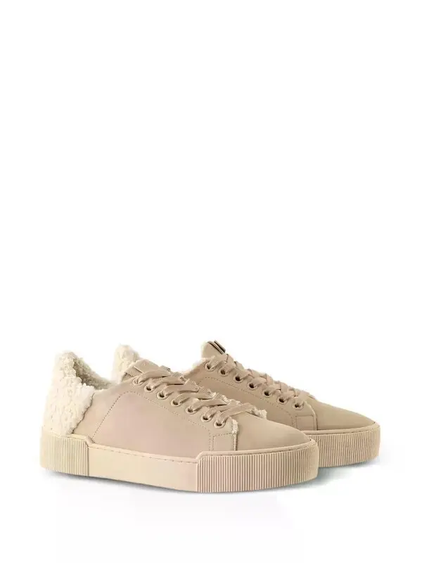HOGL Fluffy Lace-up Sneakers - Brown