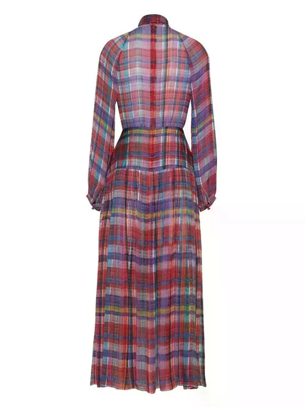 Adam Lippes Sigrid Madras Chiffon Dress