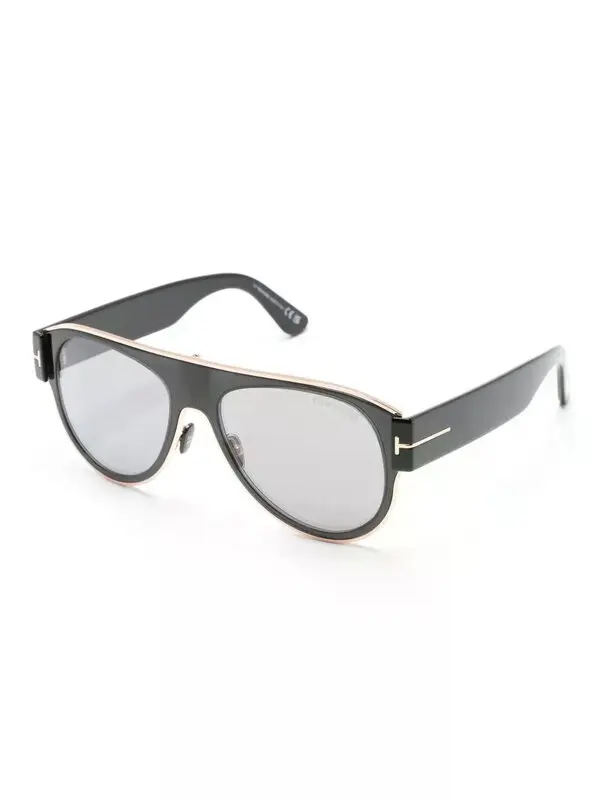 TOM FORD Logo-plaque Pilot Sunglasses