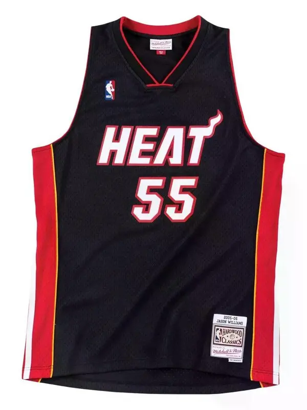 Mitchell & Ness X Miami Heat Dark Jersey Tank Top - Black