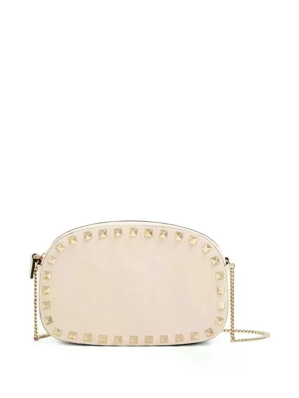 Valentino Garavani Rockstud Embellished Crossbody Bag - Neutrals