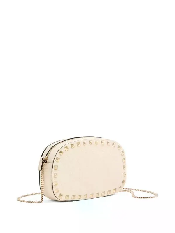 Valentino Garavani Rockstud Embellished Crossbody Bag - Neutrals