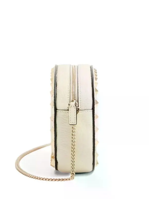 Valentino Garavani Rockstud Embellished Crossbody Bag - Neutrals