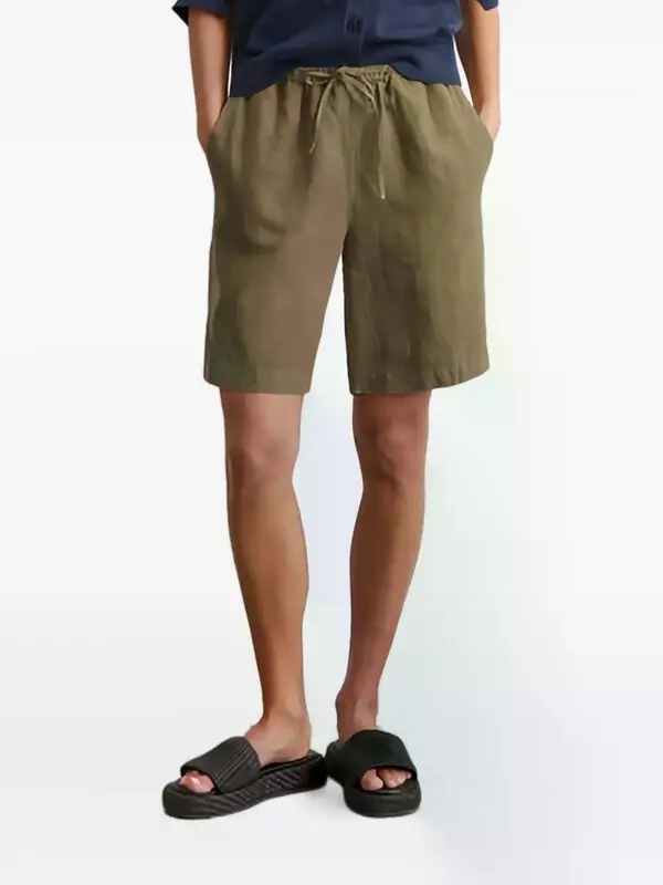 Marc O'polo Drawstring-waist Linen Shorts