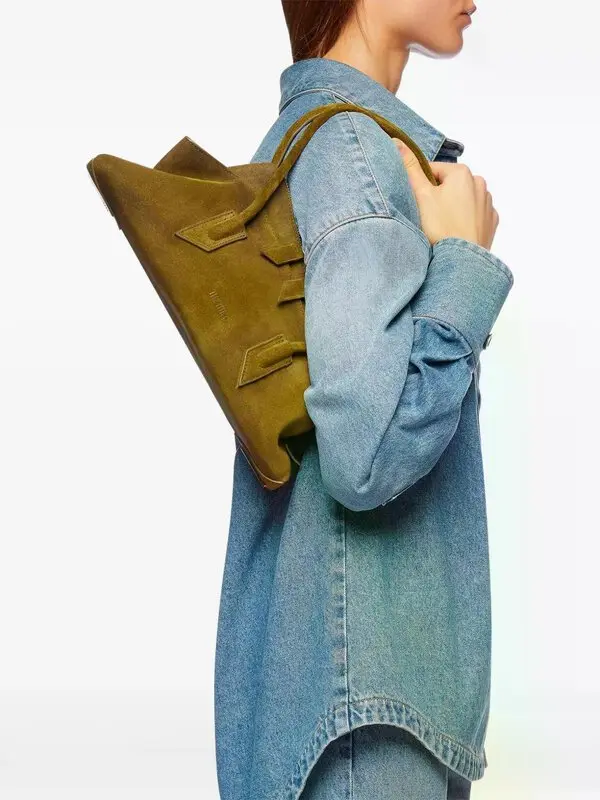 Attico Small La Passeggiata Shoulder Bag - Green