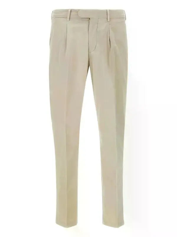 DEVORE INCIPIT Silk-blend Trousers - Neutrals