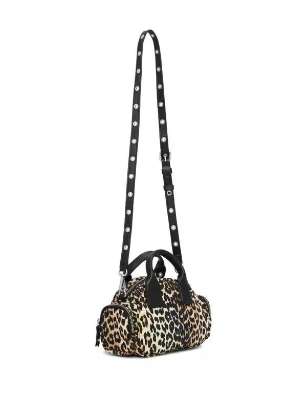 GANNI Leopard-print Tote Bag