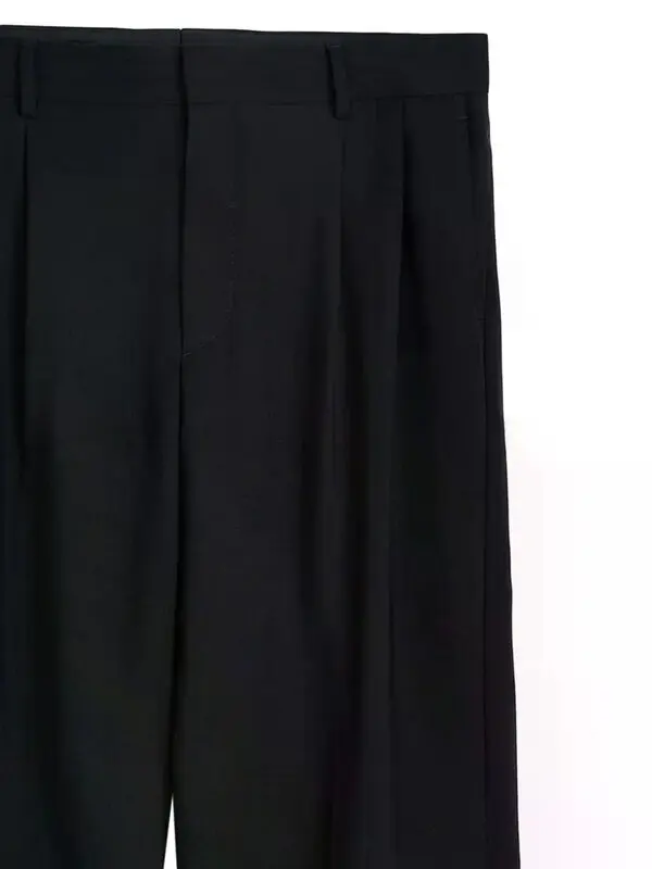 SUNFLOWER Pleated Trousers - Black