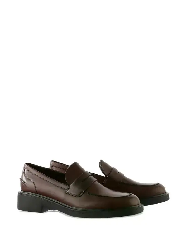 HOGL Lauren Leather Loafers - Brown