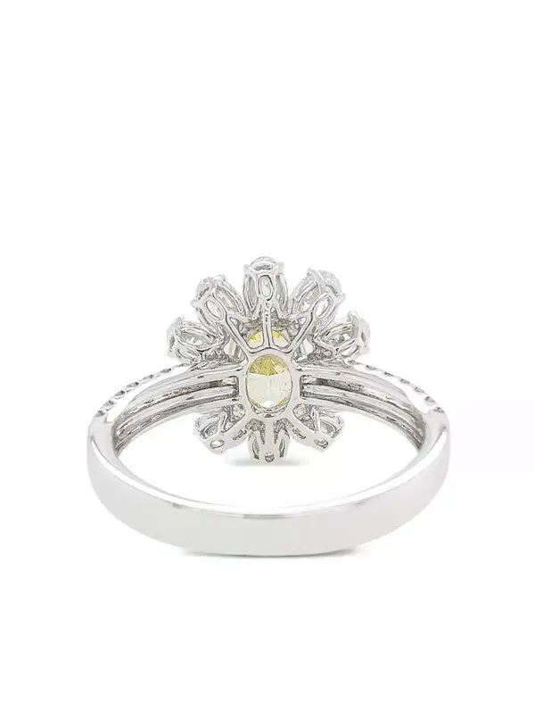 HYT JEWELRY Diamond-embellished Platinum Ring
