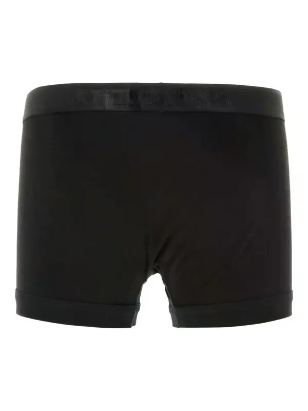 TOM FORD Logo-waistband Boxers - Black