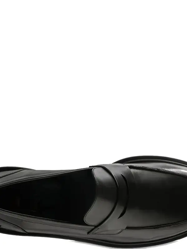 HOGL Lauren Leather Loafers - Black